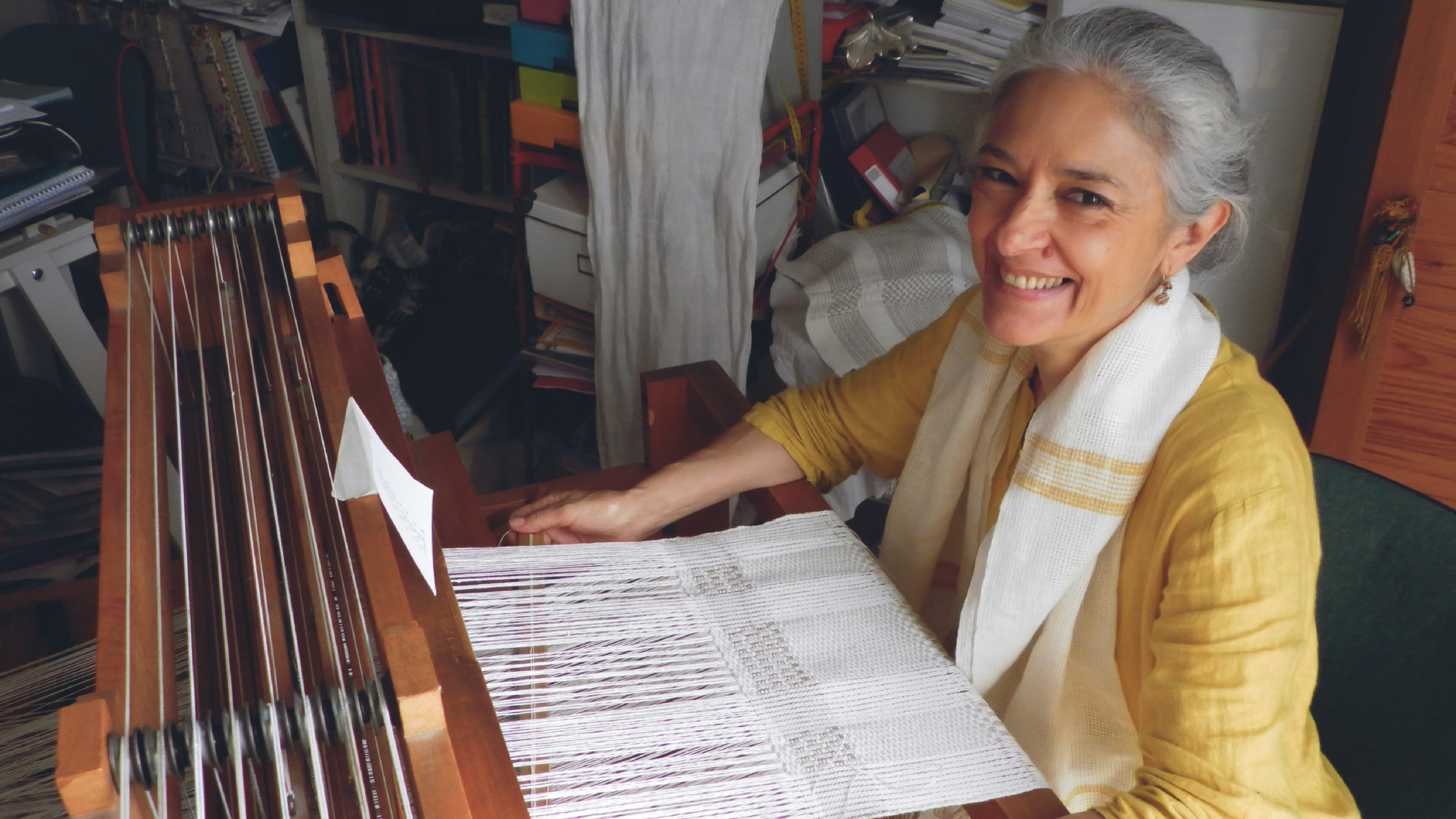 Learn Artistic Textile Weaving with Laura in Italy | VAWAA