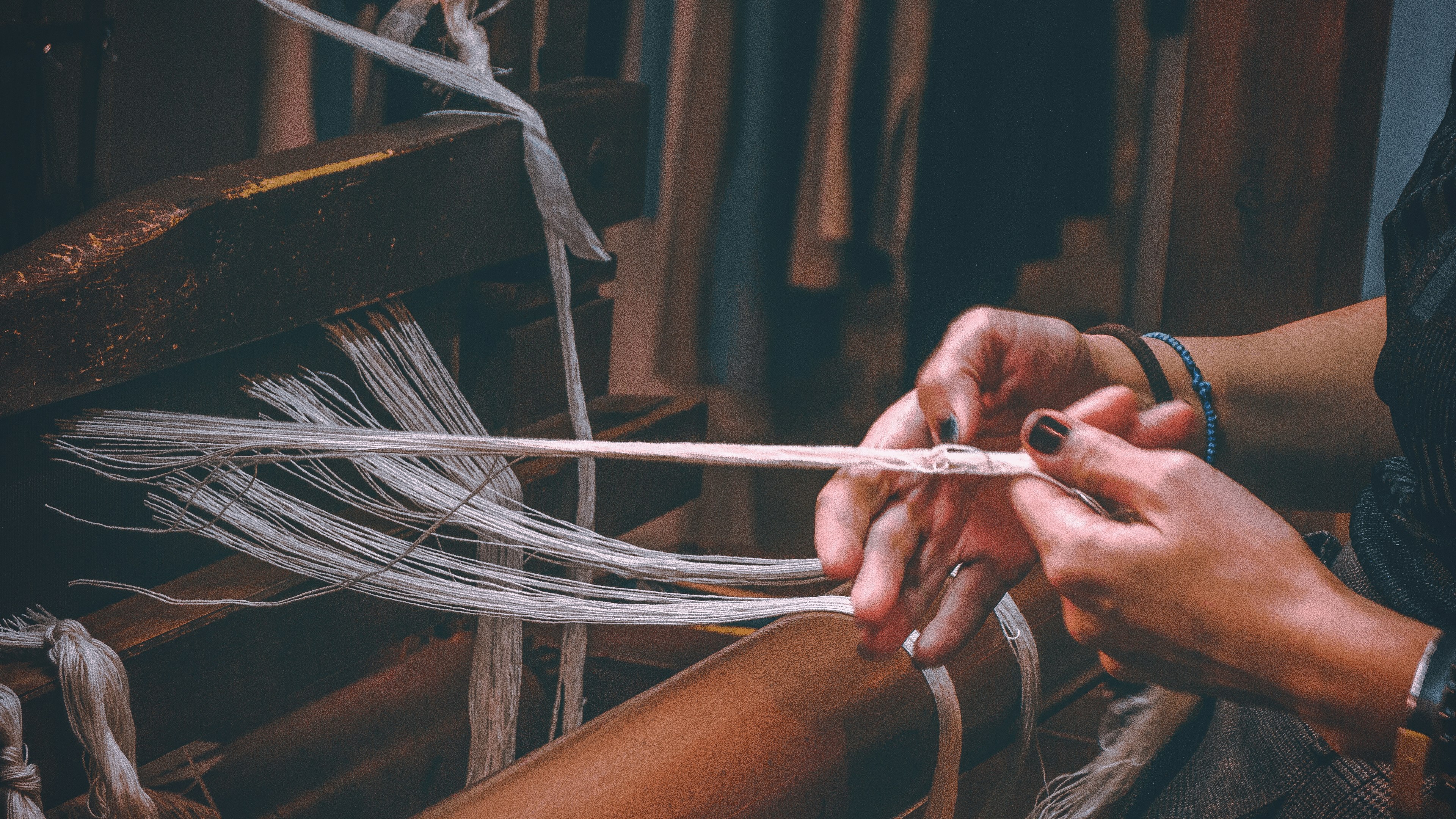 Learn Greek Embroidery Weaving with Alexandra & Nektaria in Greece | VAWAA