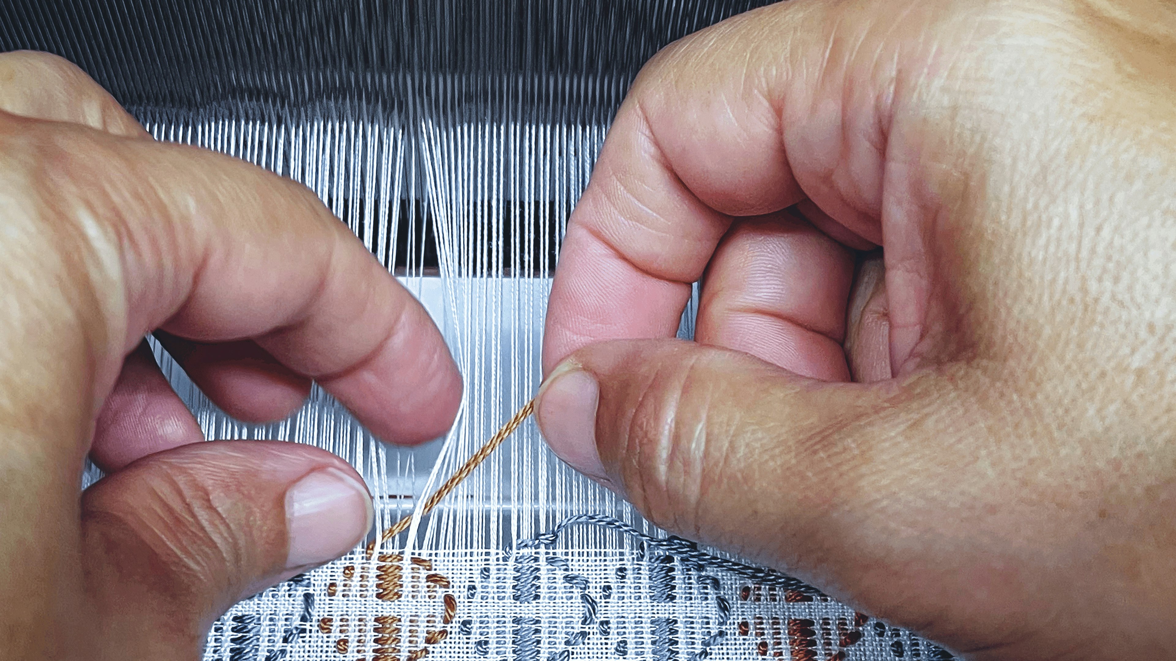 Learn Greek Embroidery Weaving with Alexandra & Nektaria in Greece | VAWAA